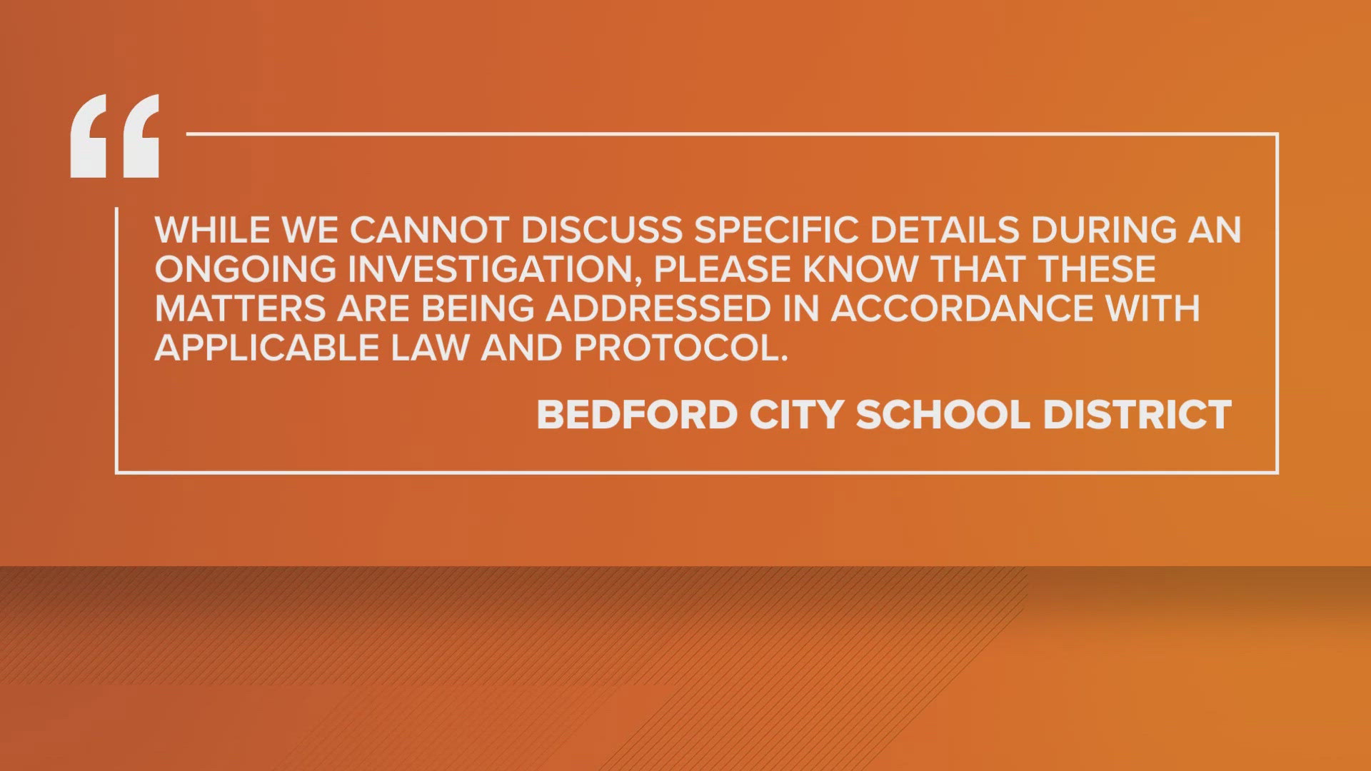 ‘Allegations of serious misconduct’: Bedford City Schools confirms some ...