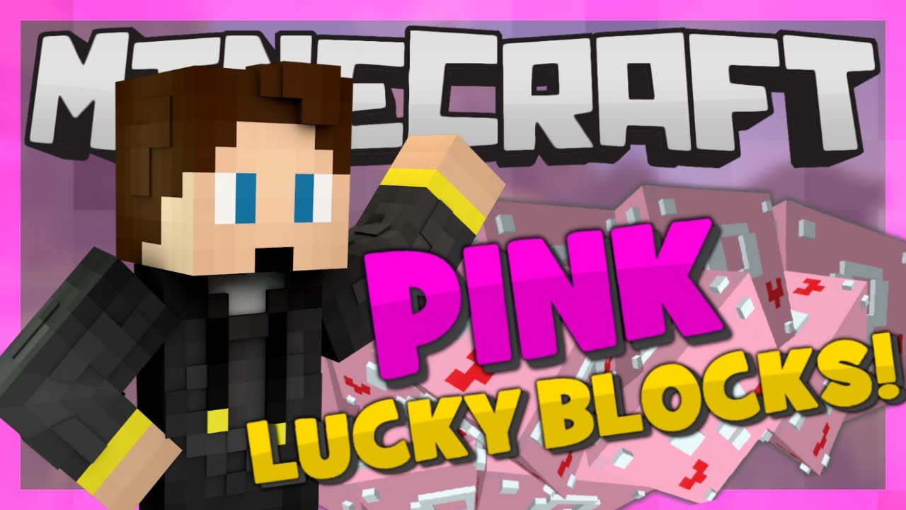 Pink Lucky Blocks Mod: Full Showcase & Review (Minecraft 1.8 Addon)