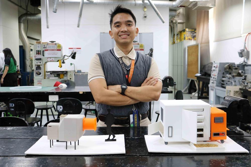 Young designer creates compact, sustainable palay drying system