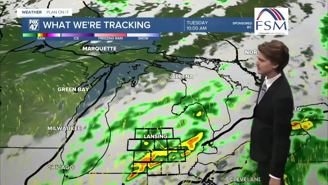 Temps gradually cool through the day in Mid-Michigan with showers to ...