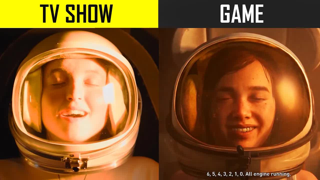 The Last of Us season 2 episode 6 side by side scene comparison