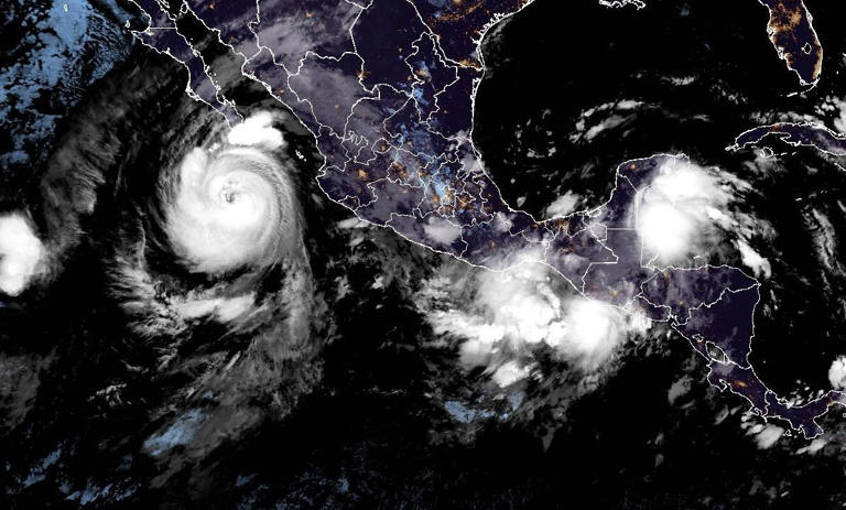 Hurricane Priscilla strengthens into Category 2 storm off Mexico's west ...