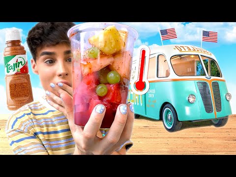British creator experiences popular food trucks in America for the ...