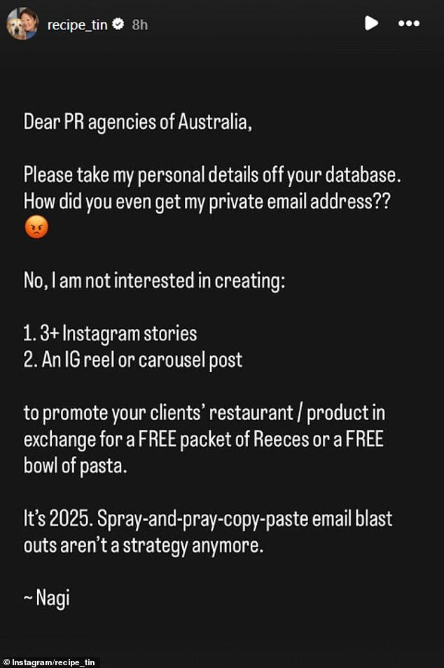 RecipeTin Eats founder Nagi Maehashi reveals the pittance she is ...