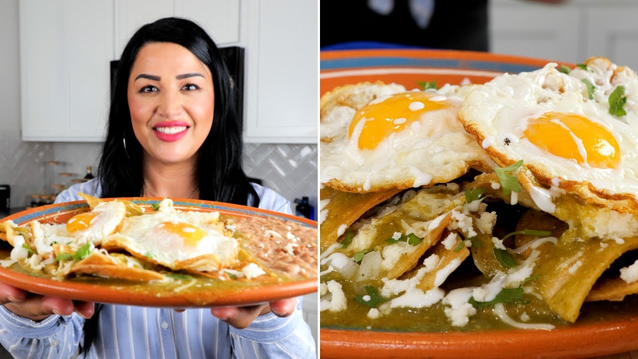 Easy chilaquiles verdes in 15 minutes