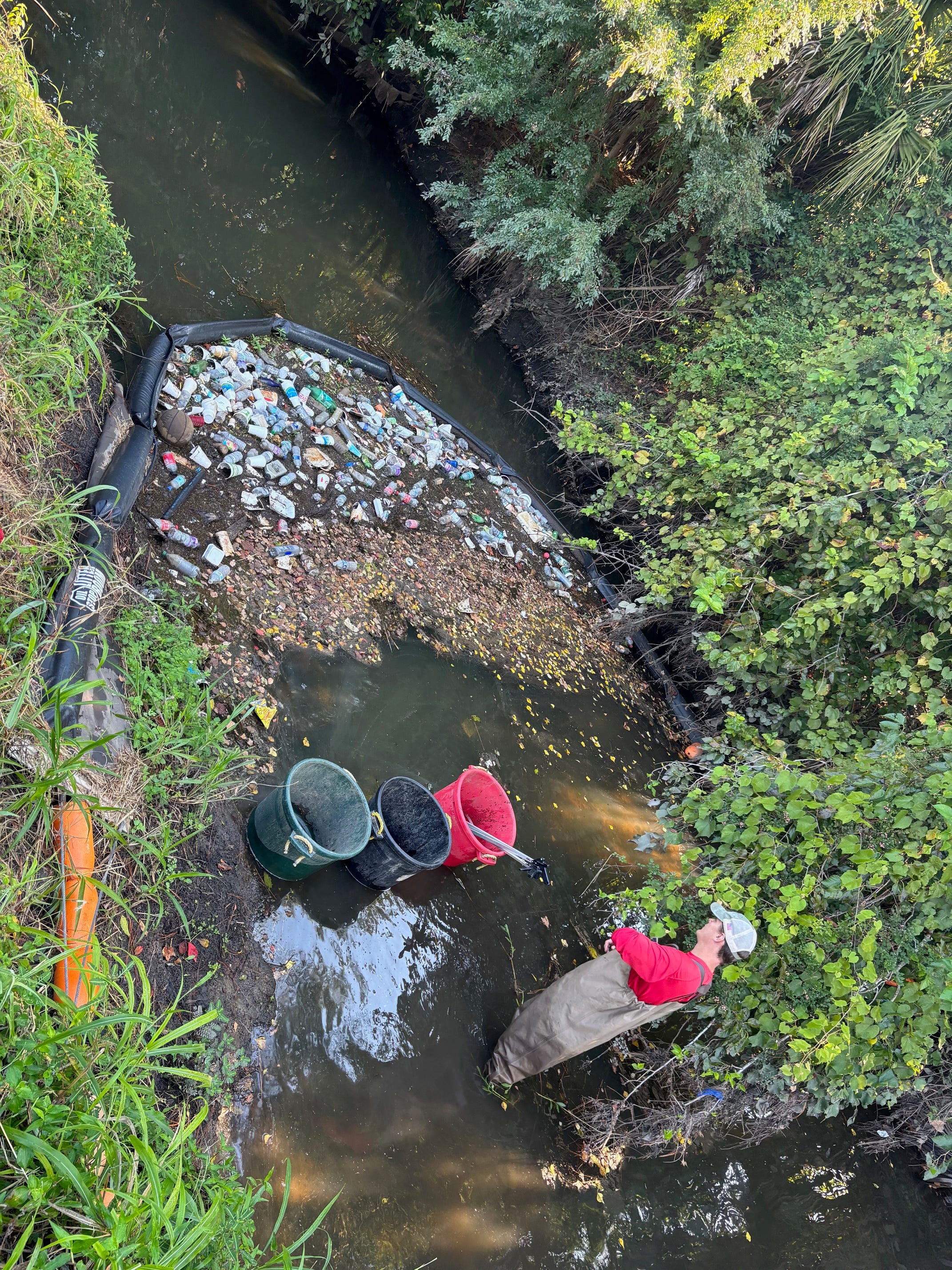 Litter booms on Savannah and Ogeechee river canals stop trash from ...