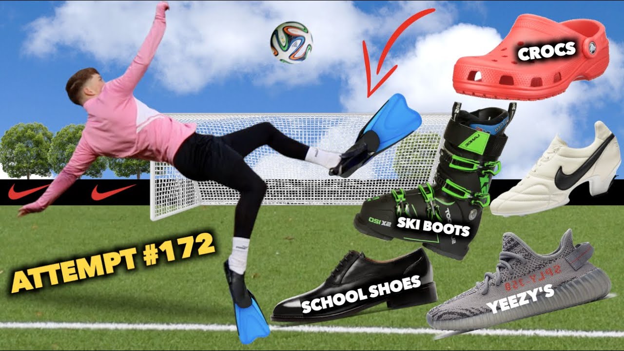 Scoring a goal in every shoe I own