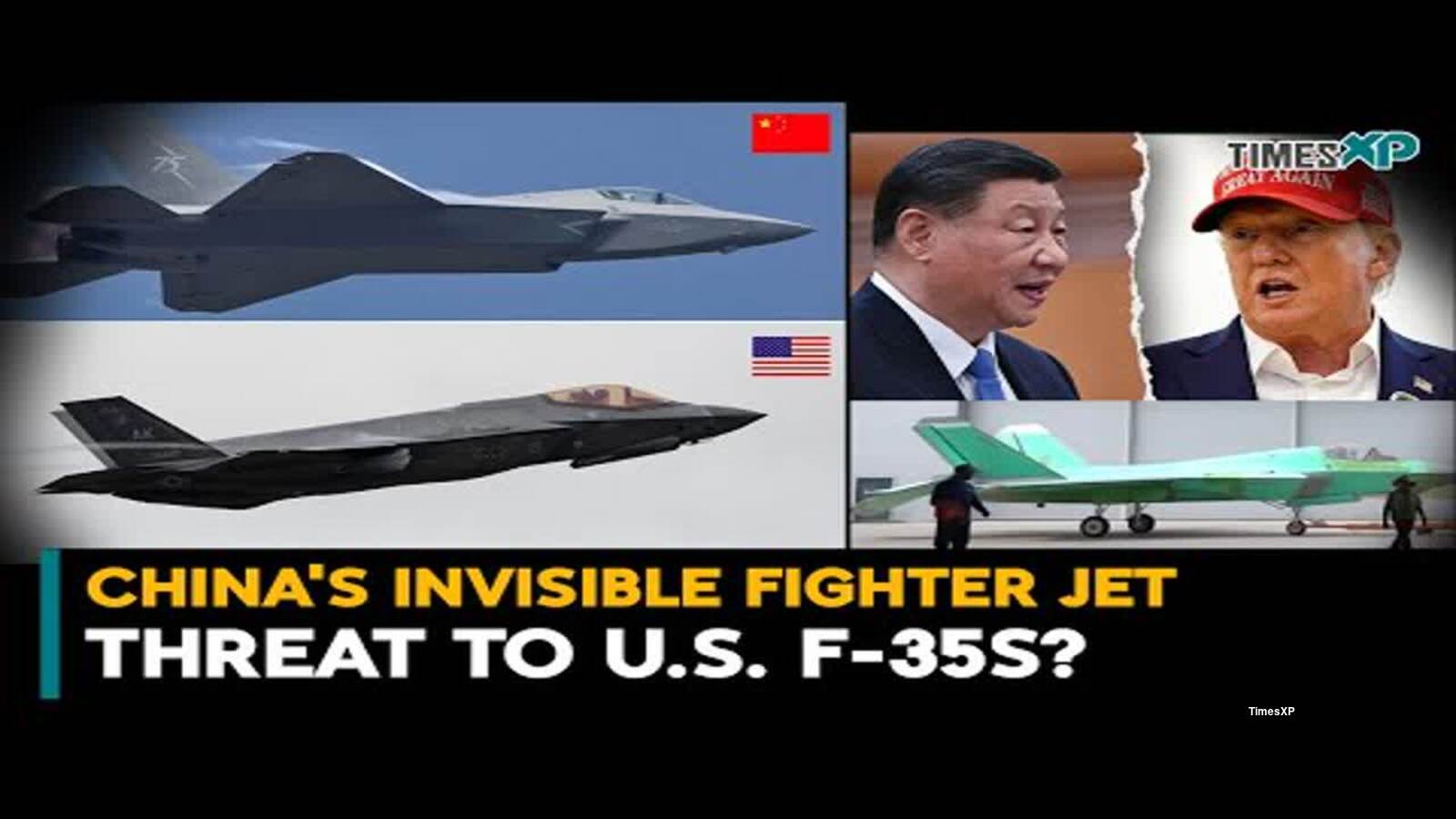 China's 'Invisible Fighter Jet' Threat To U.S. F-35s? U.S.-China Relation