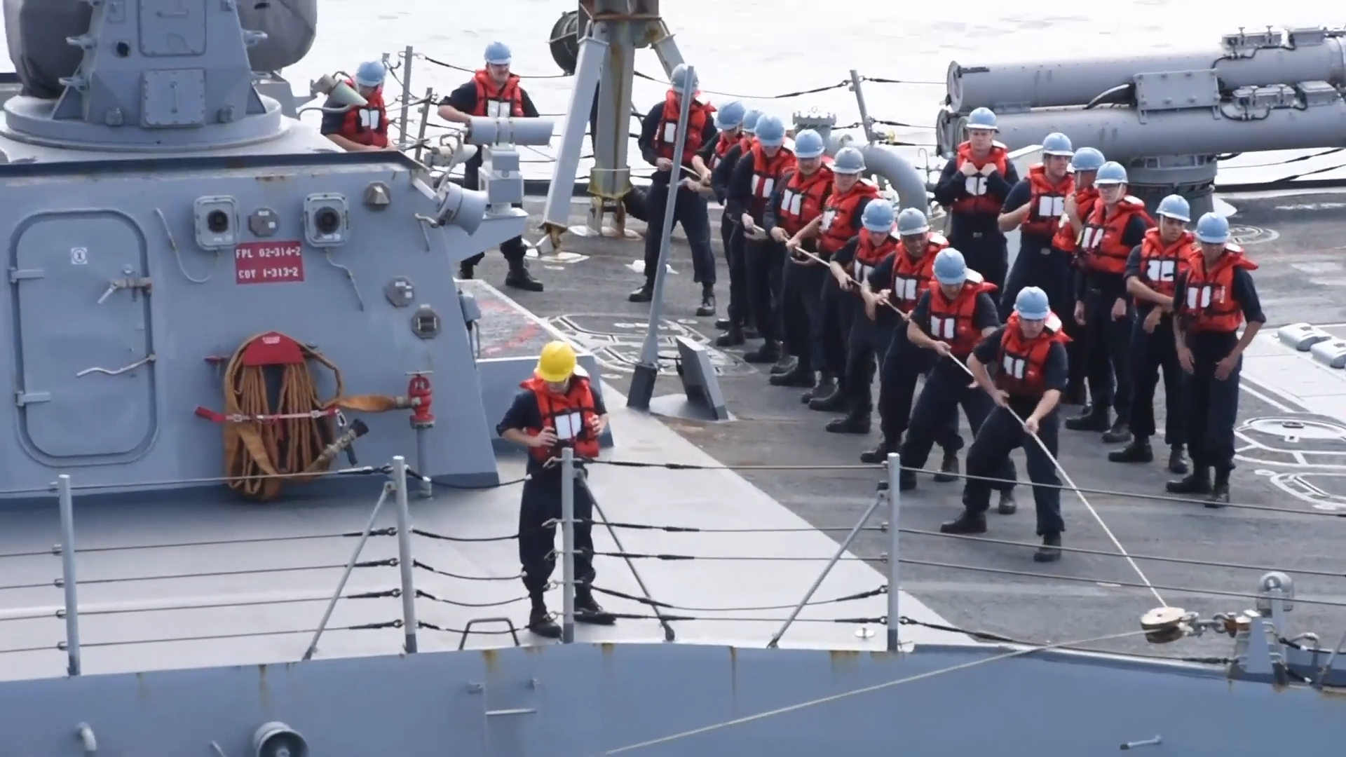 How the U.S. Navy keeps its ships fueled at sea