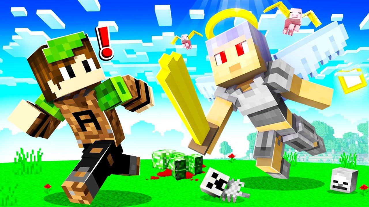 Fooling my friends as custom bosses in Minecraft