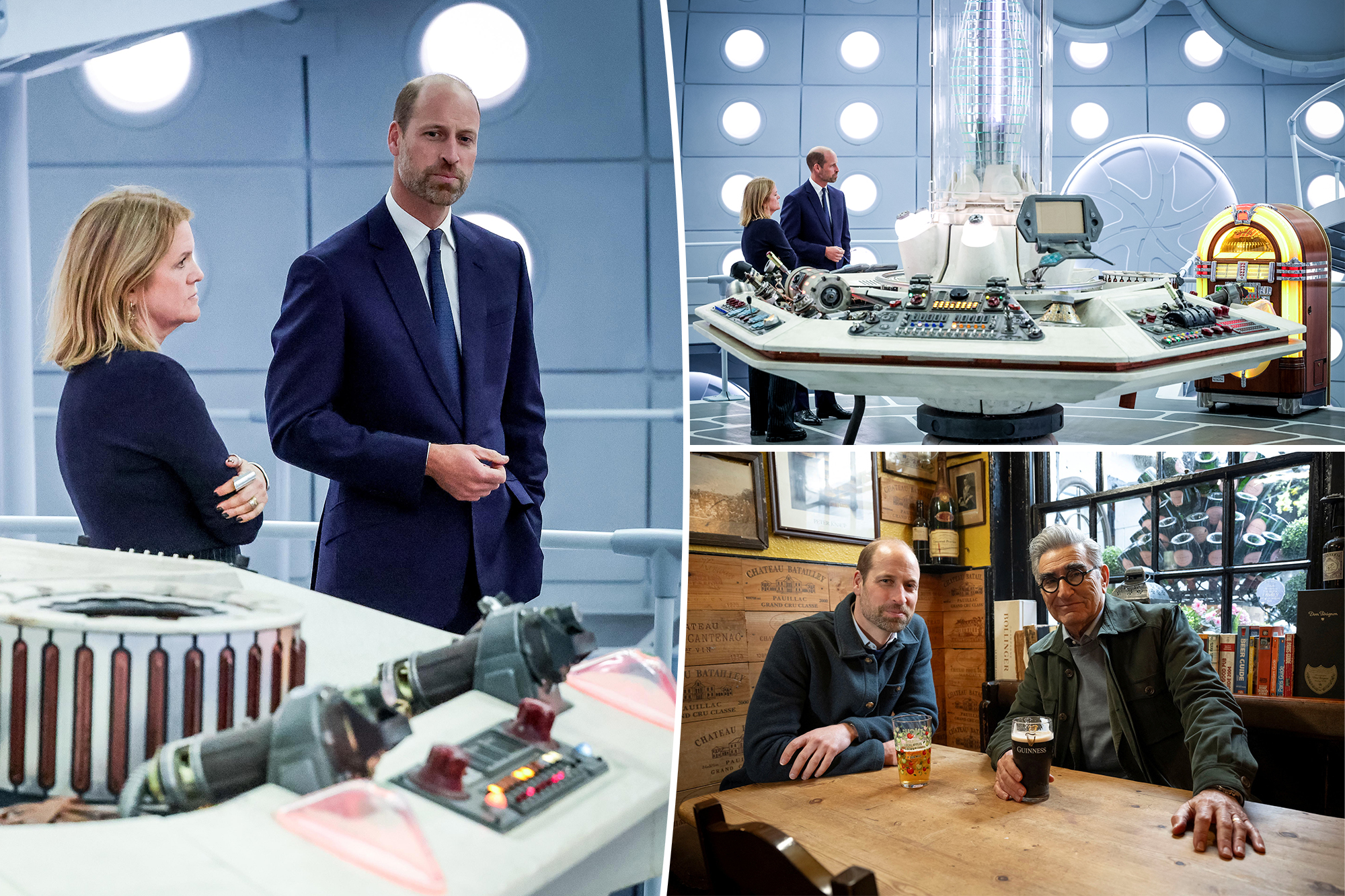 Prince William makes surprise appearance on another TV set following cameo in Eugene Levy’s series