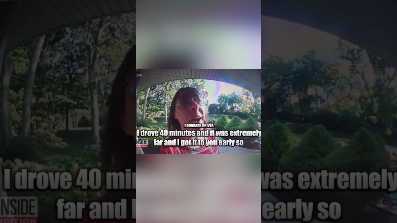 Why one delivery driver reportedly took back an order