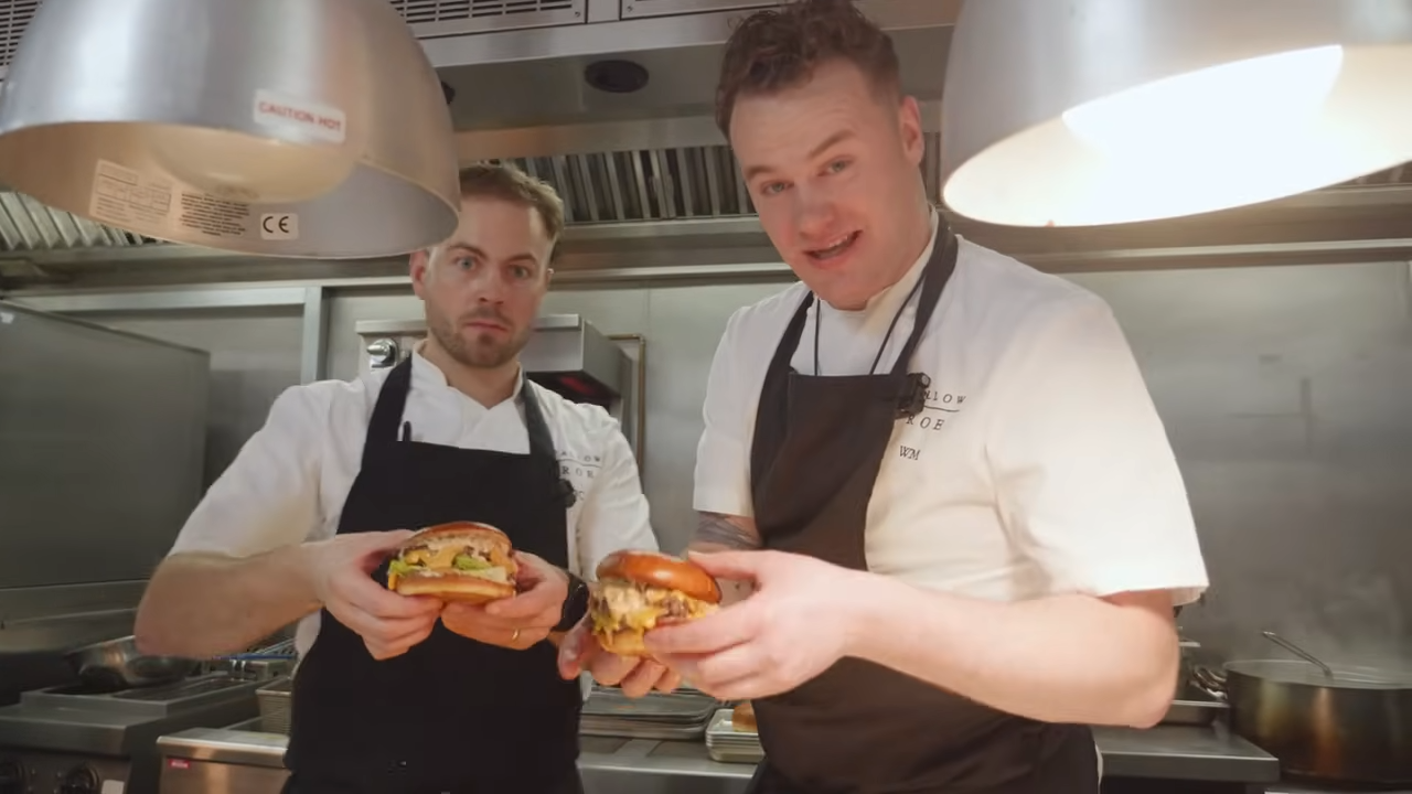 A bold new twist on our classic beef and cheddar burger