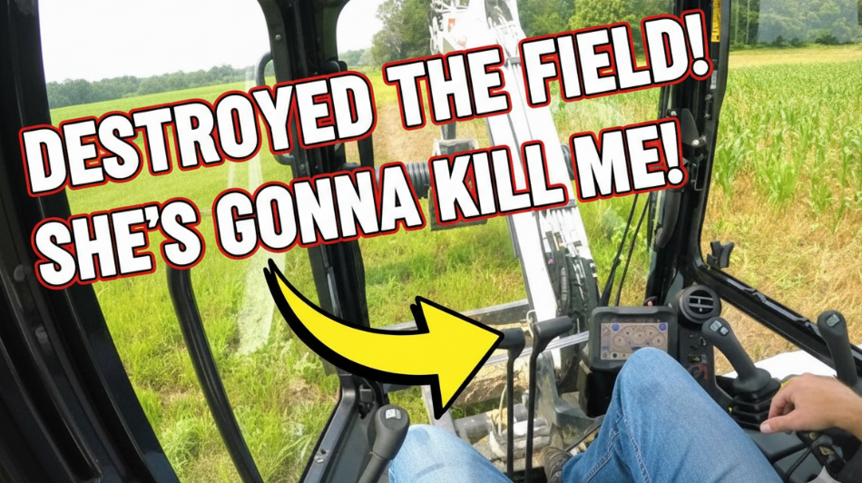 Culvert Pipe Ditch Crossing Install with Bobcat E42 Back in the Cab