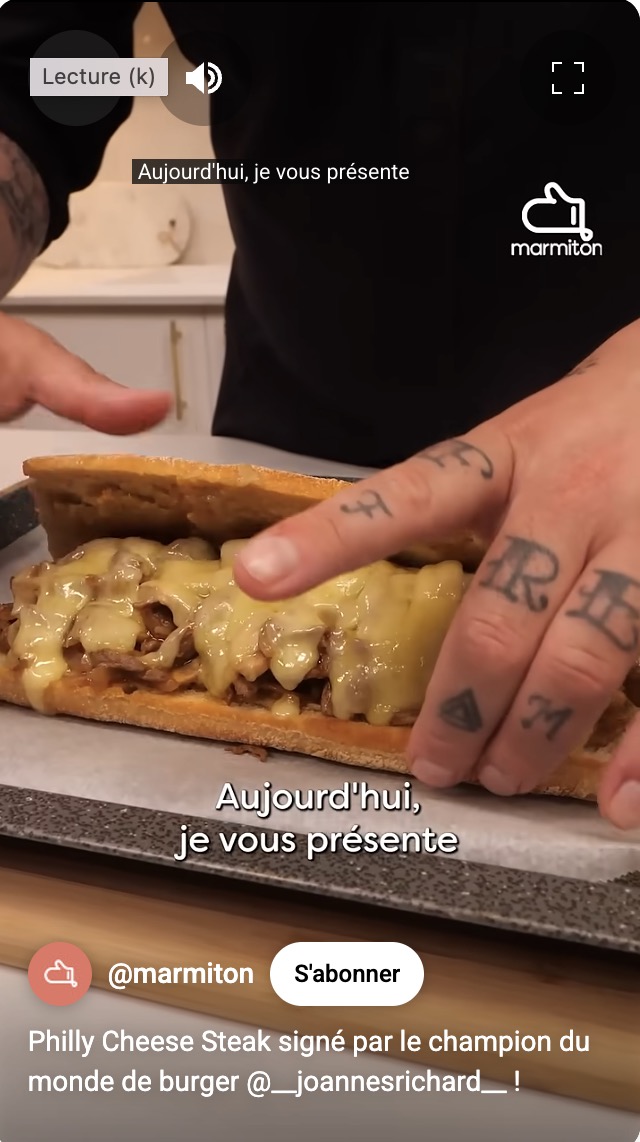 Philly Cheese Steak signé par le champion du monde de burger ...