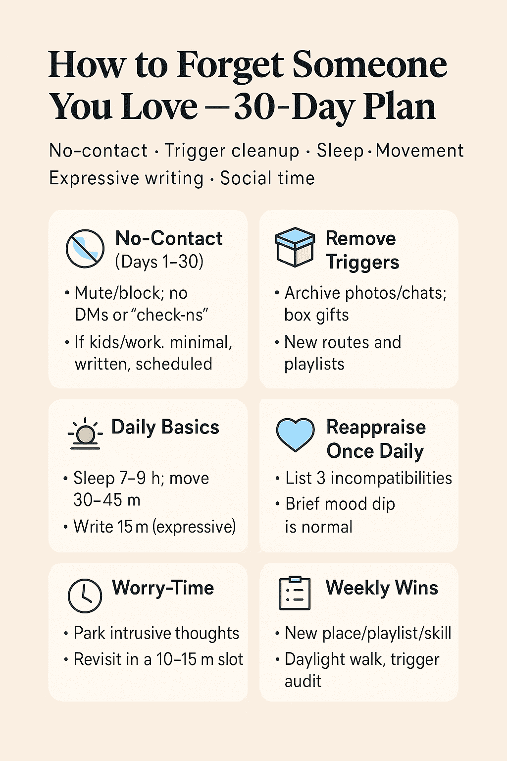 How to Forget Someone You Love (Fast, Ethical &Science-Backed)