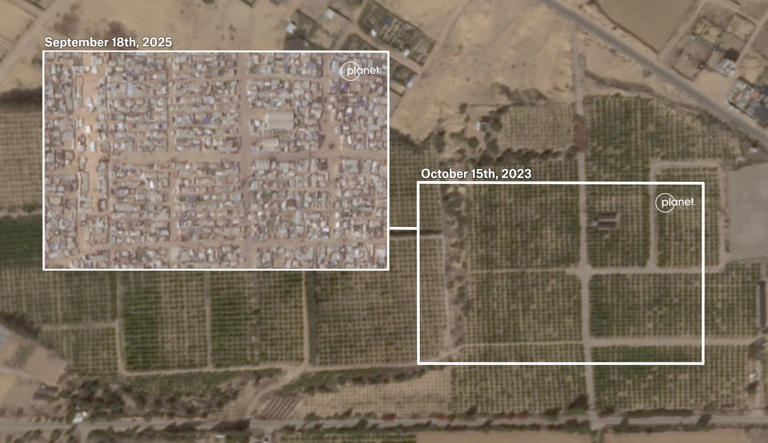 Satellite images show extent of destruction in Gaza after 2 years of war