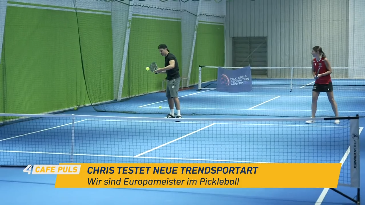 "Pickleball“ Chris Stephan testet neue Trendpsortart