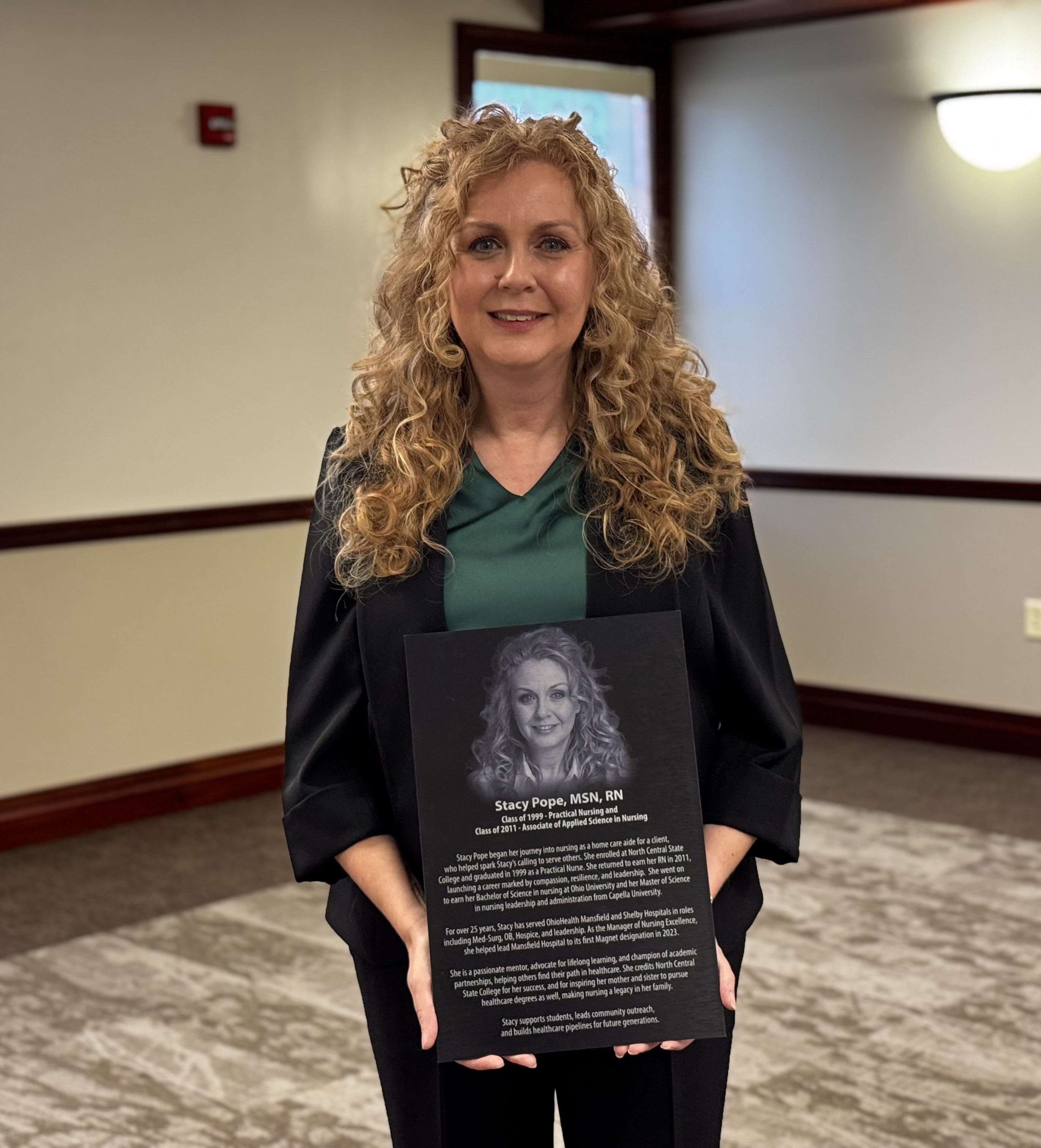 Stacy Pope honored as NCSC’s 2025 alum for nursing leadership