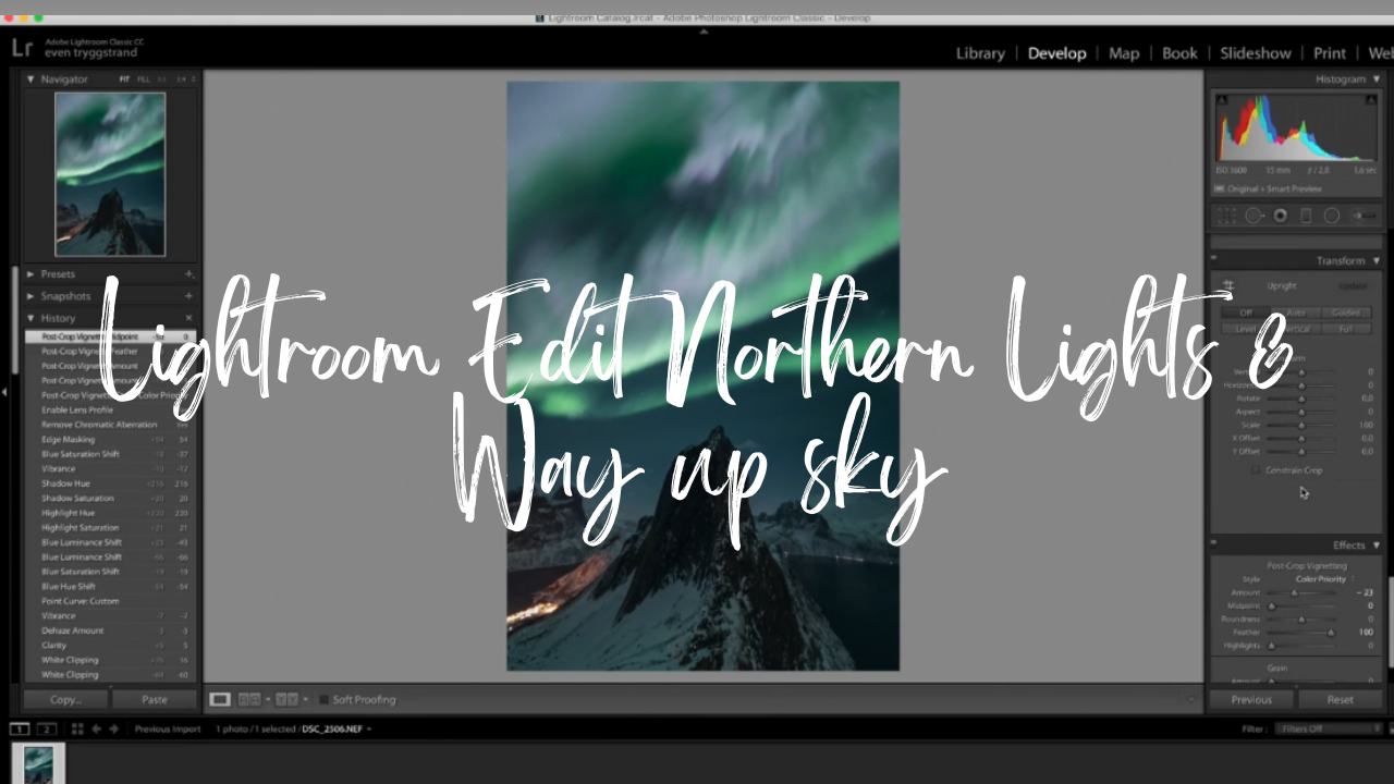 Editing the Northern Lights in Lightroom – Capturing the Sky’s Magic