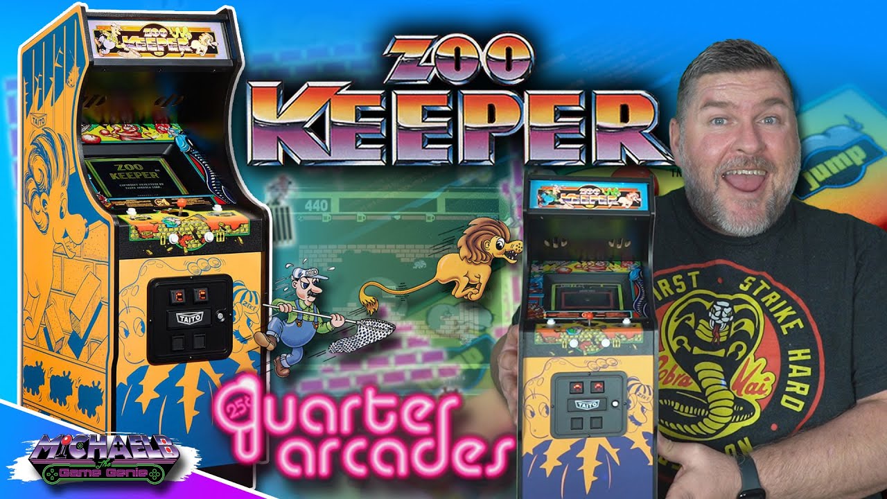 Zoo Keeper Quarter Arcades 1/4 Scale Review | Mini Arcade Experience