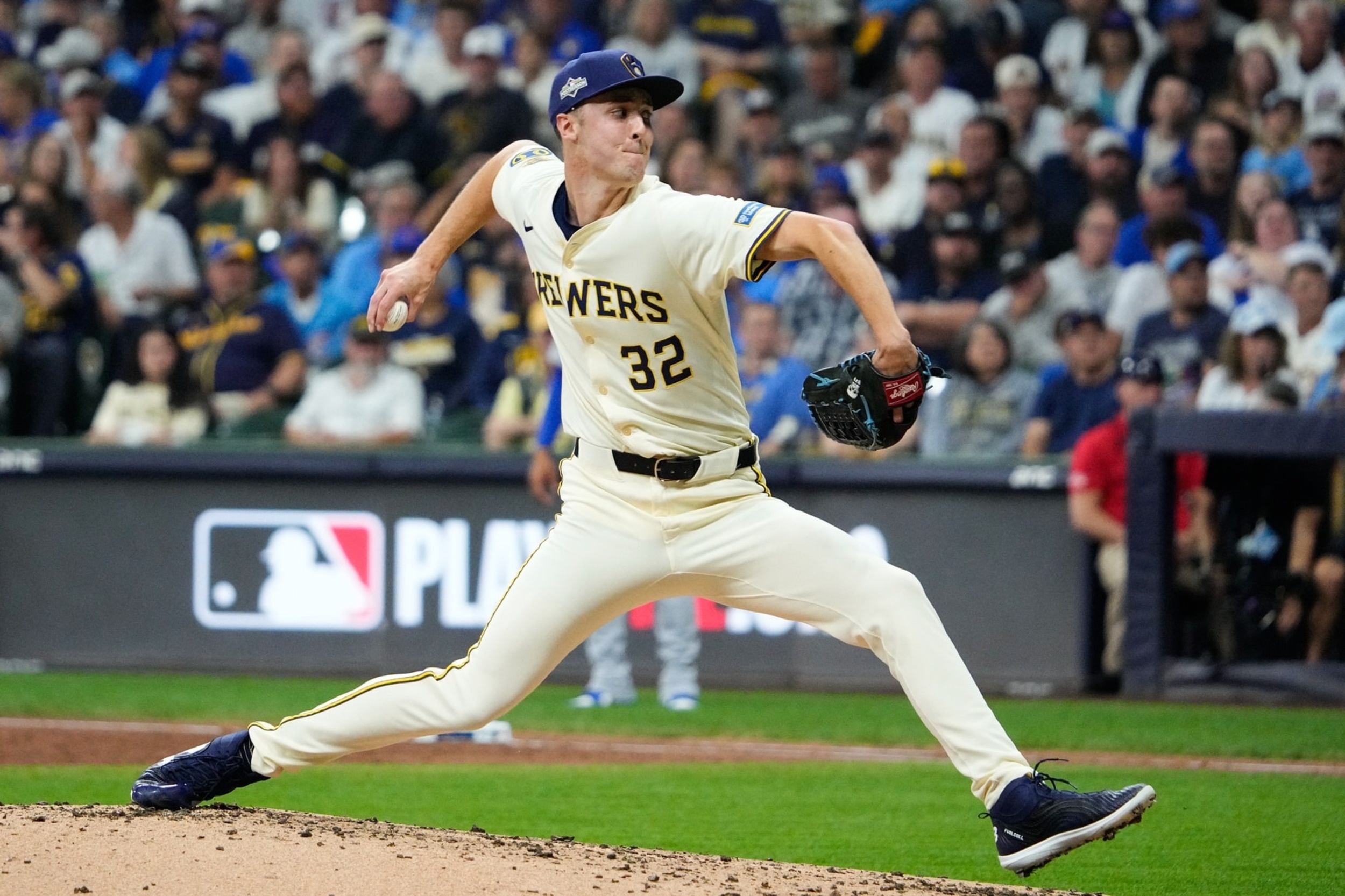 Brewers’ Jacob Misiorowski makes MLB postseason history in relief ...