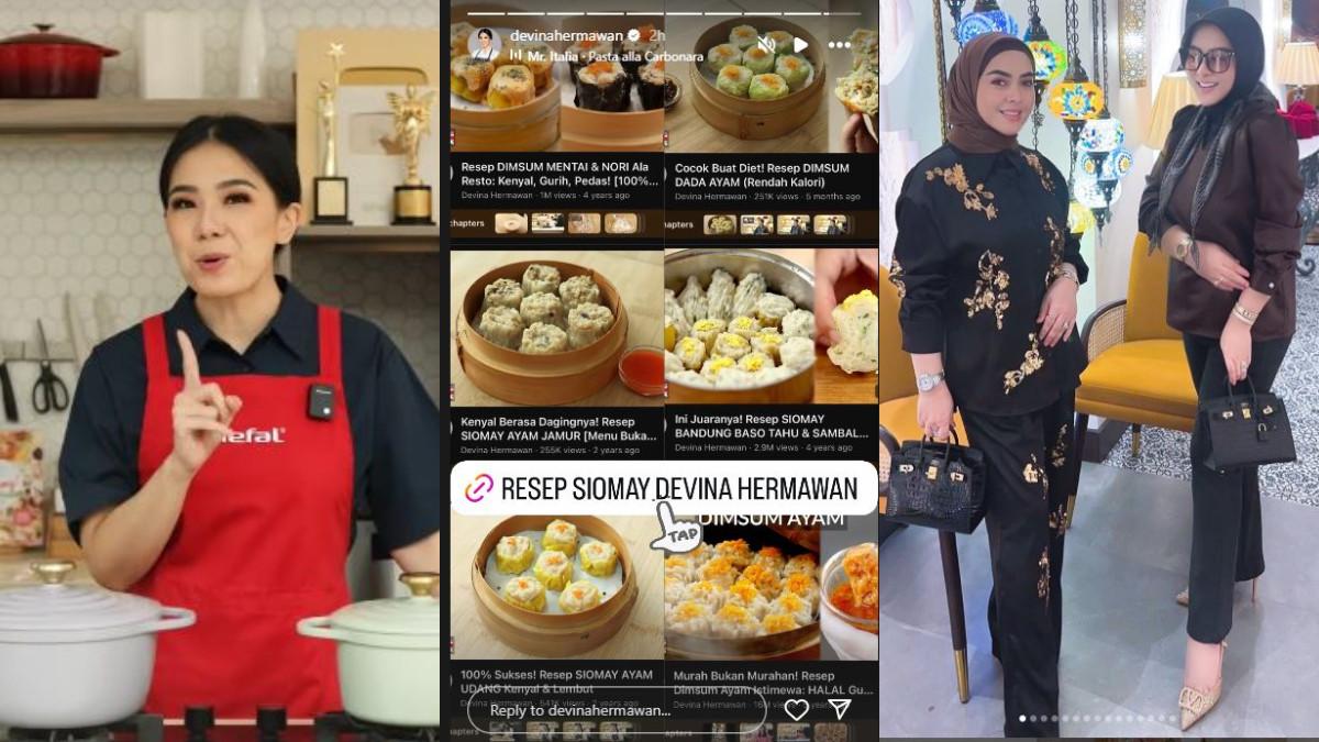 Pesona Chef Devina Hermawan,Foto Siomay-nya Dicomot Adik Syahrini ...