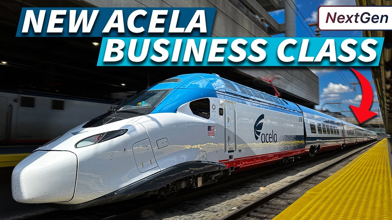 Amtrak’s brand-new Acela launch – business class from DC to NYC