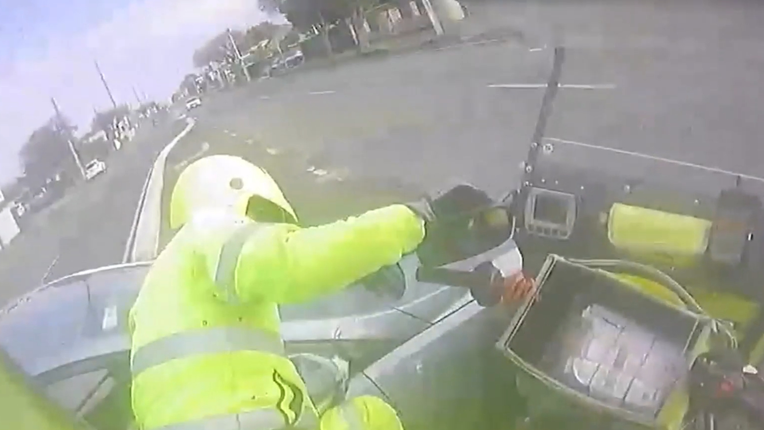 New footage highlights growing problem for posties