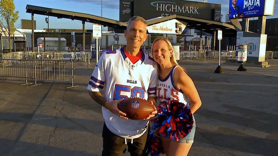 Bills fan who caught Josh Allen throwaway ball and ran shares gameday story