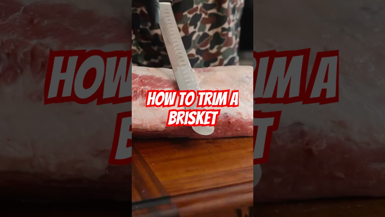 Learn Texas pitmaster brisket trimming techniques for perfect barbecue