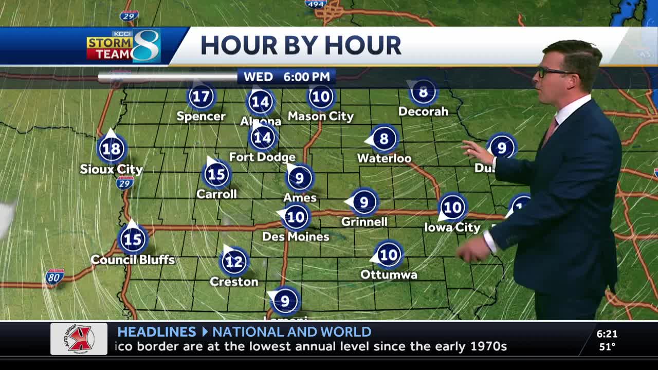 Iowa weather: Cooler fall temps before a warm and wet weekend