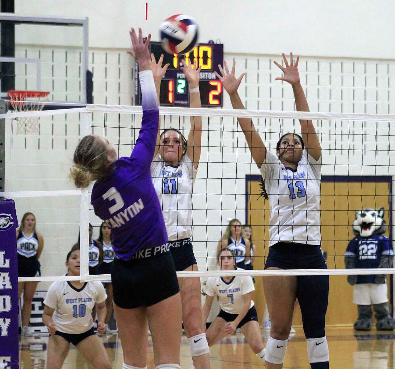 Lady Wolves sweep Borger with three-set victory in District 4-4A play