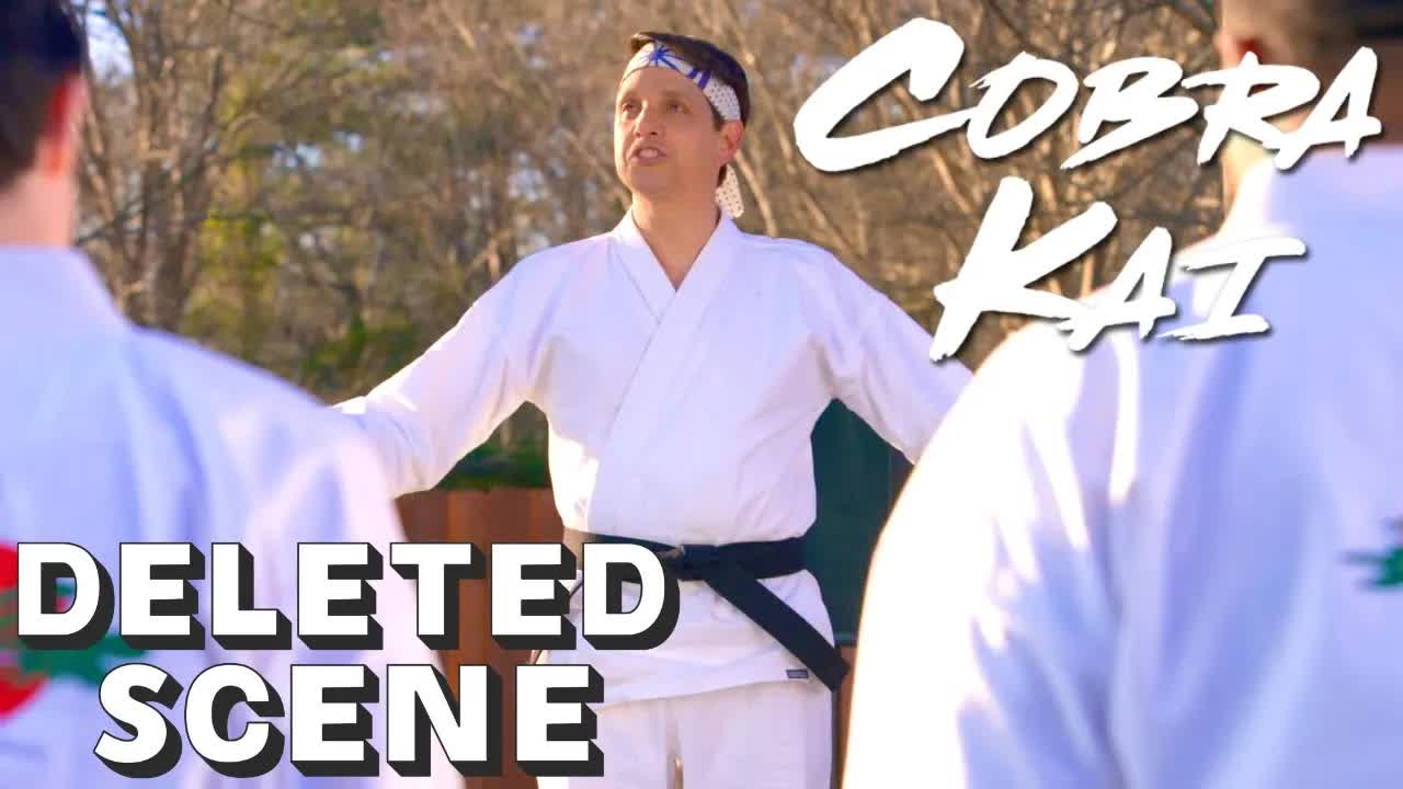 New Cobra Kai season 4 deleted scene!