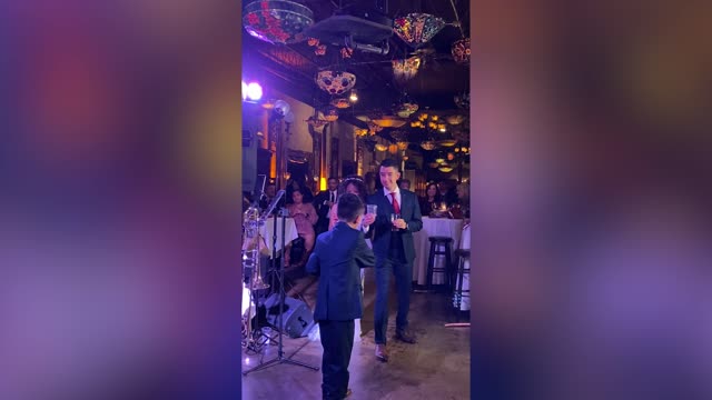 Boy Gives Heartwarming Best Man Speech To Dad And "Coolest Stepmom"
