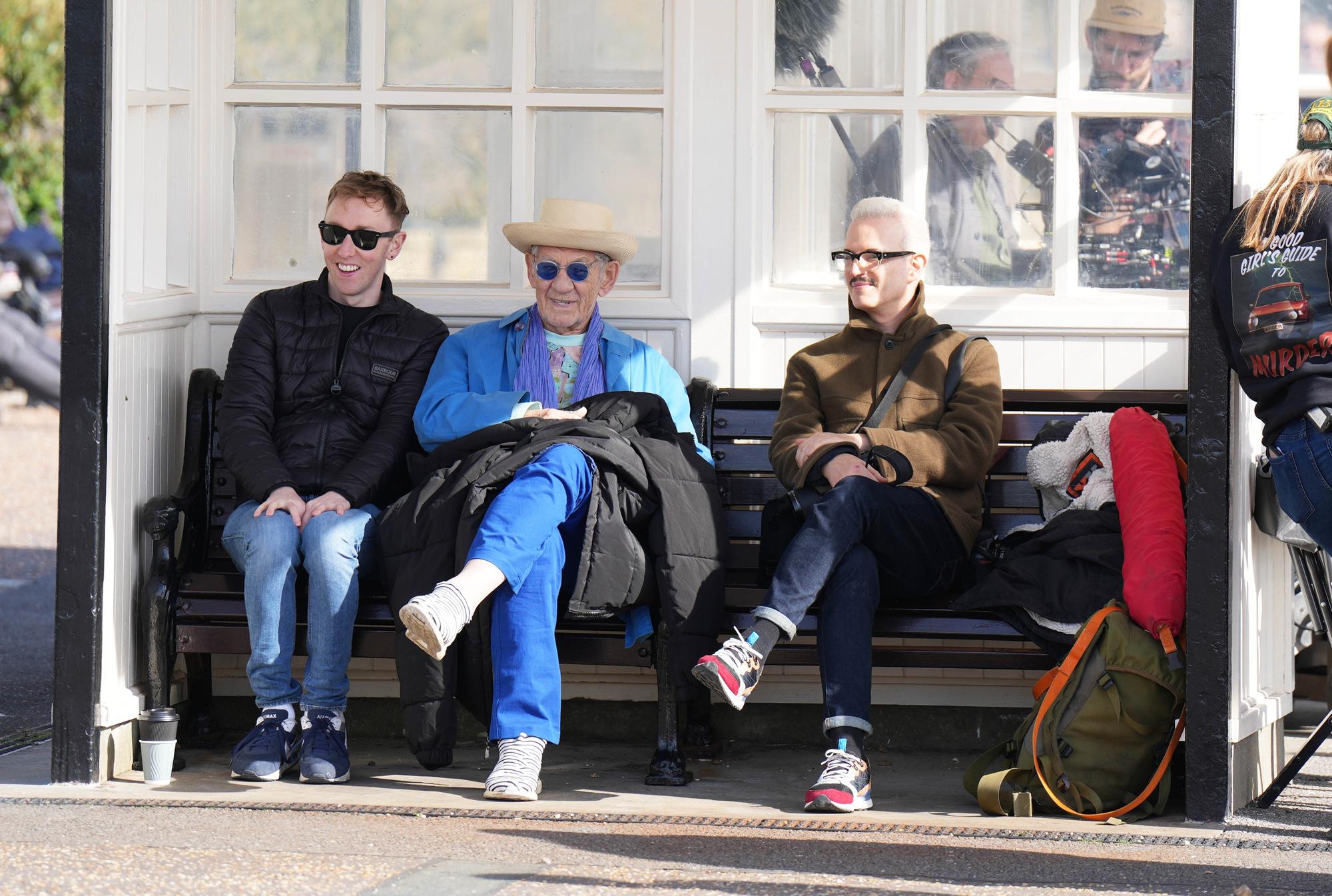 Sir Ian McKellen spotted filming on Worthing beach – and it's thought ...