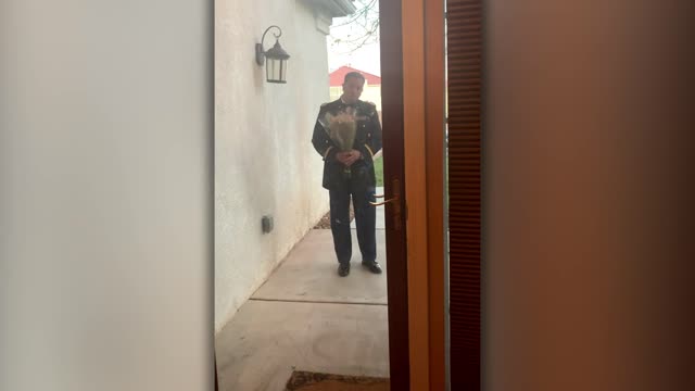 Military Stepdad In Tears As He Surprises Stepdaughter With Prom At Home