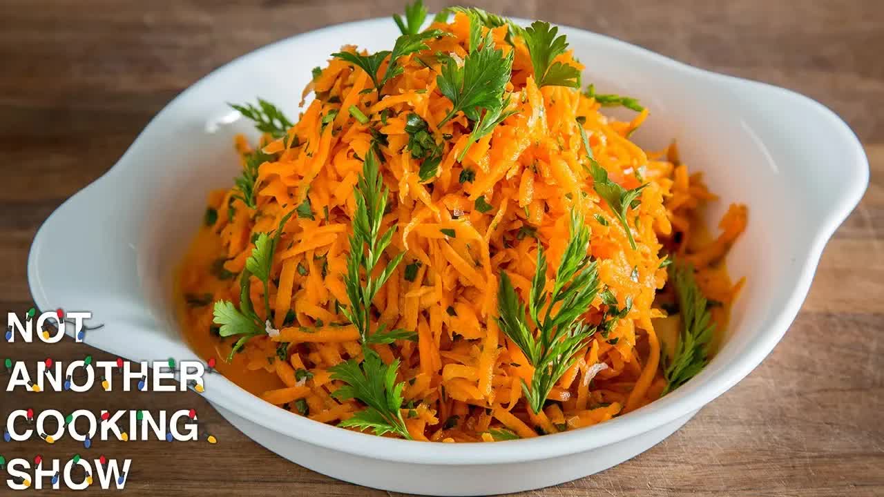 Fresh Carrot & Parsley Salad