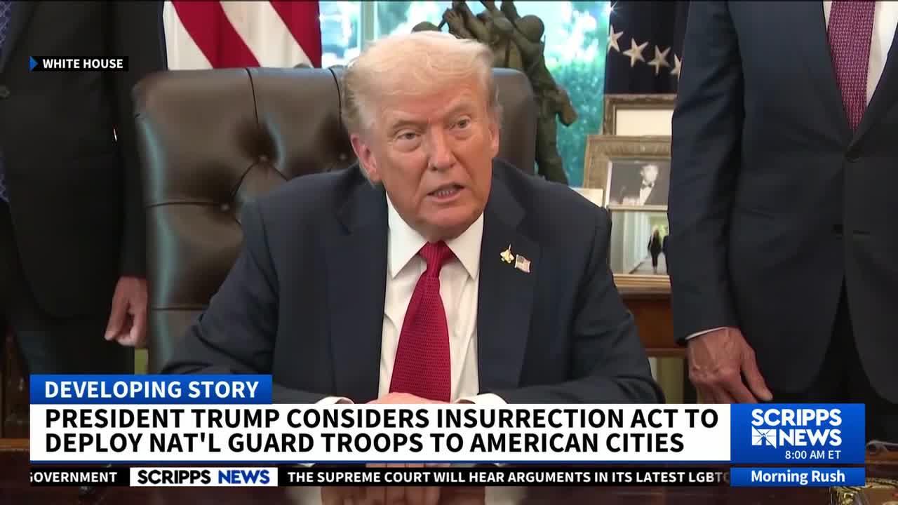 Trump says he may invoke the Insurrection Act if courts keep blocking ...