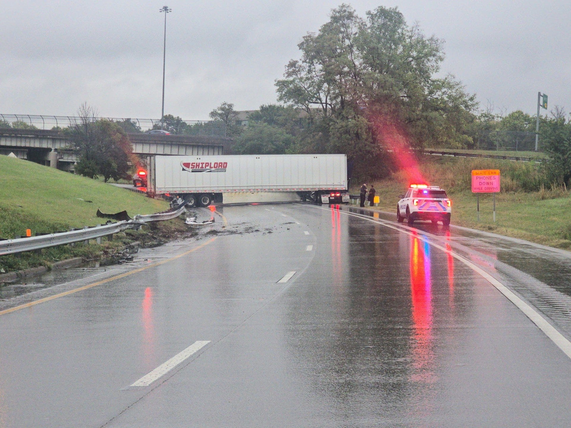 Northbound lanes on Interstate 75 reopened after semi wreck near Brent ...