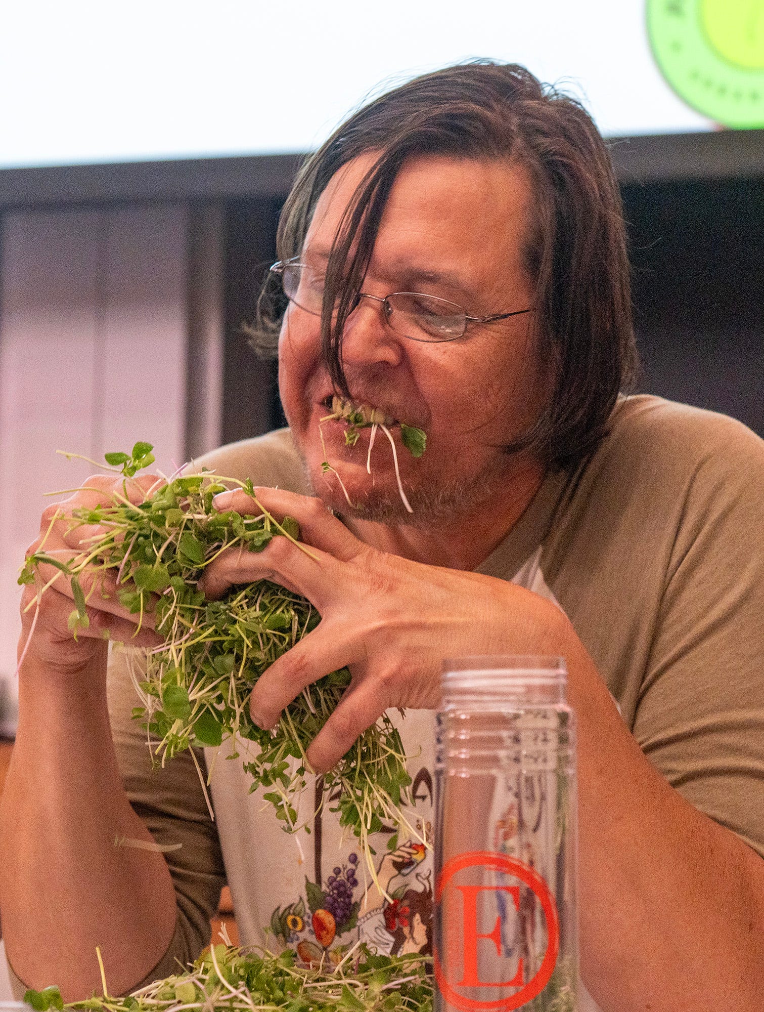 A competitive eater made a stop at Clark University: Here's what happened