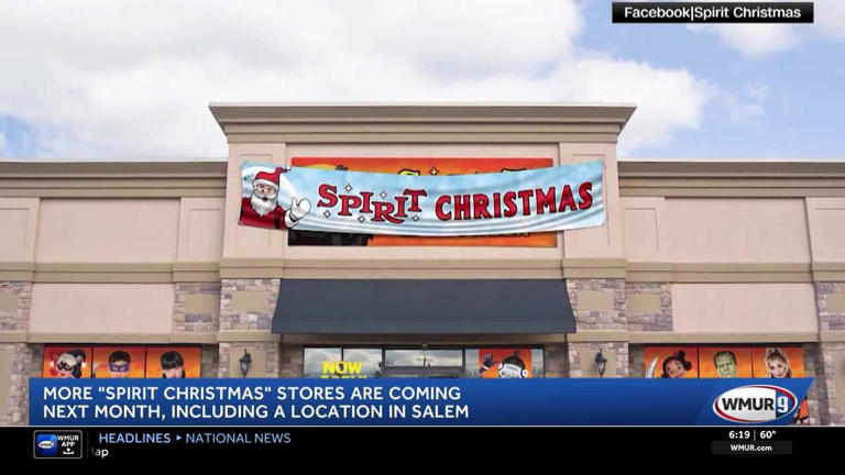 Spirit Christmas store in New Hampshire will be one of 30 across US ...