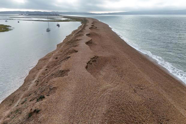 Coastal protection work begins as shingle moved at Hurst Spit in New Forest