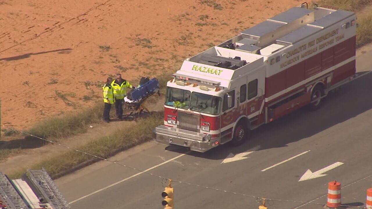 Construction accident causes natural gas leak in Huntersville
