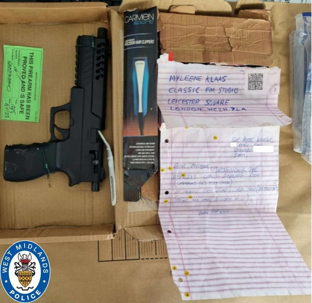 Stalker found guilty of targeting Myleene Klass by posting air gun and ...