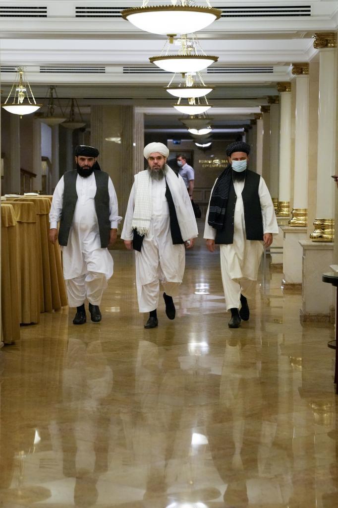 Russia hosts Taliban delegation and warns against foreign military ...