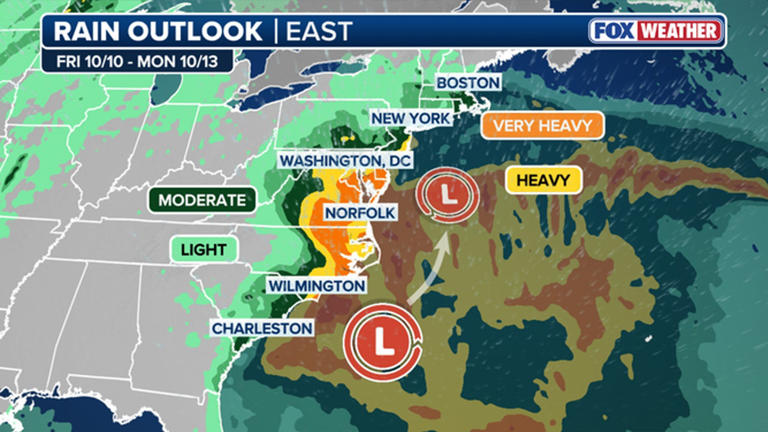 Nor’easter threatens NYC this weekend with heavy rain, winds l Forecast