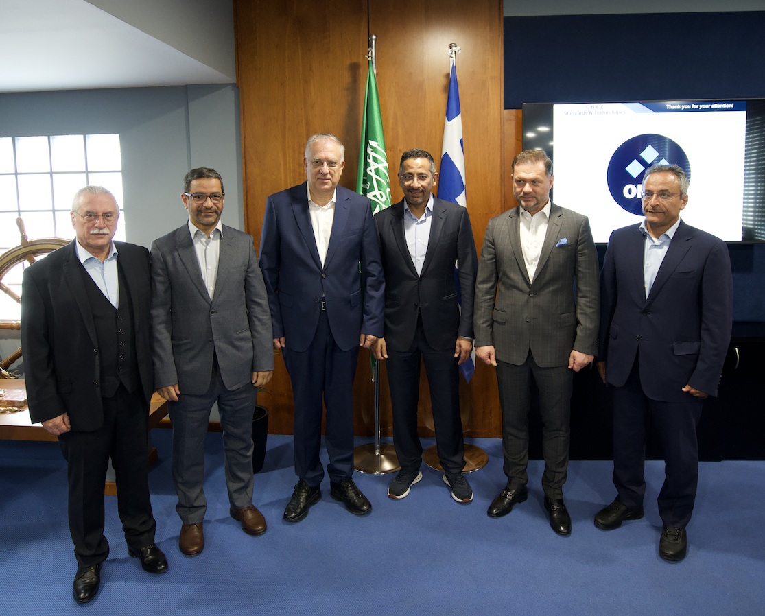 Επίσκεψη υπουργού βιομηχανίας Σαουδικής Αραβίας στα ναυπηγεία ΟΝΕΧ στην ...