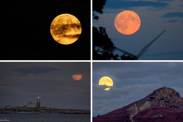 10 stunning pictures of stunning lunar phenomenon due in region's skies ...