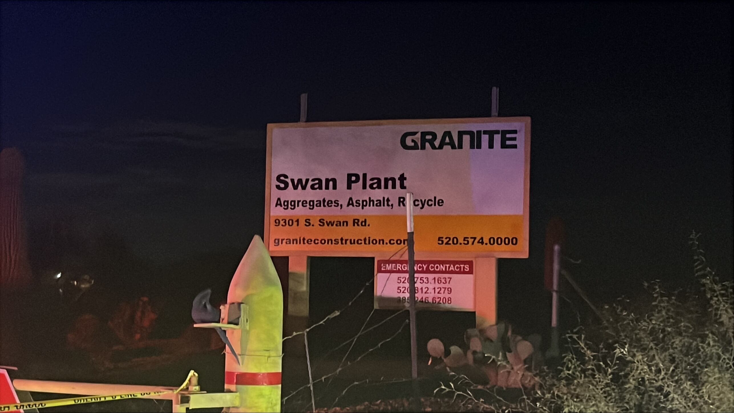 Pima County man killed in industrial accident